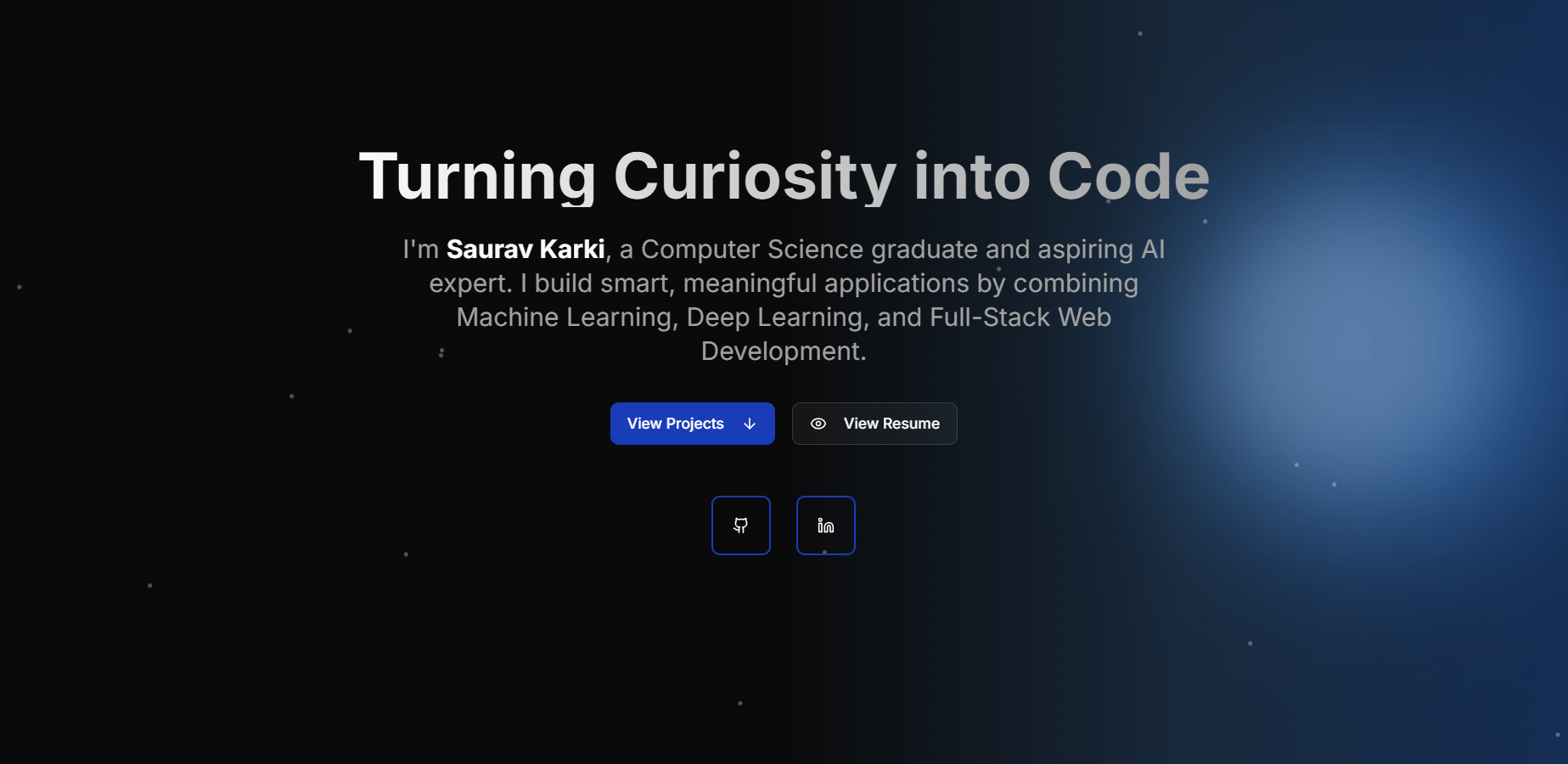 Saurav Karki - AI Enthusiast & Full-Stack Developer